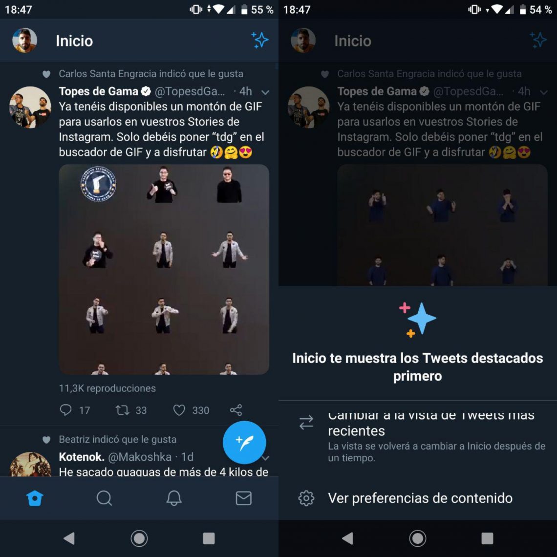 Cómo ver los tuits más recientes primero en Android | Viatea