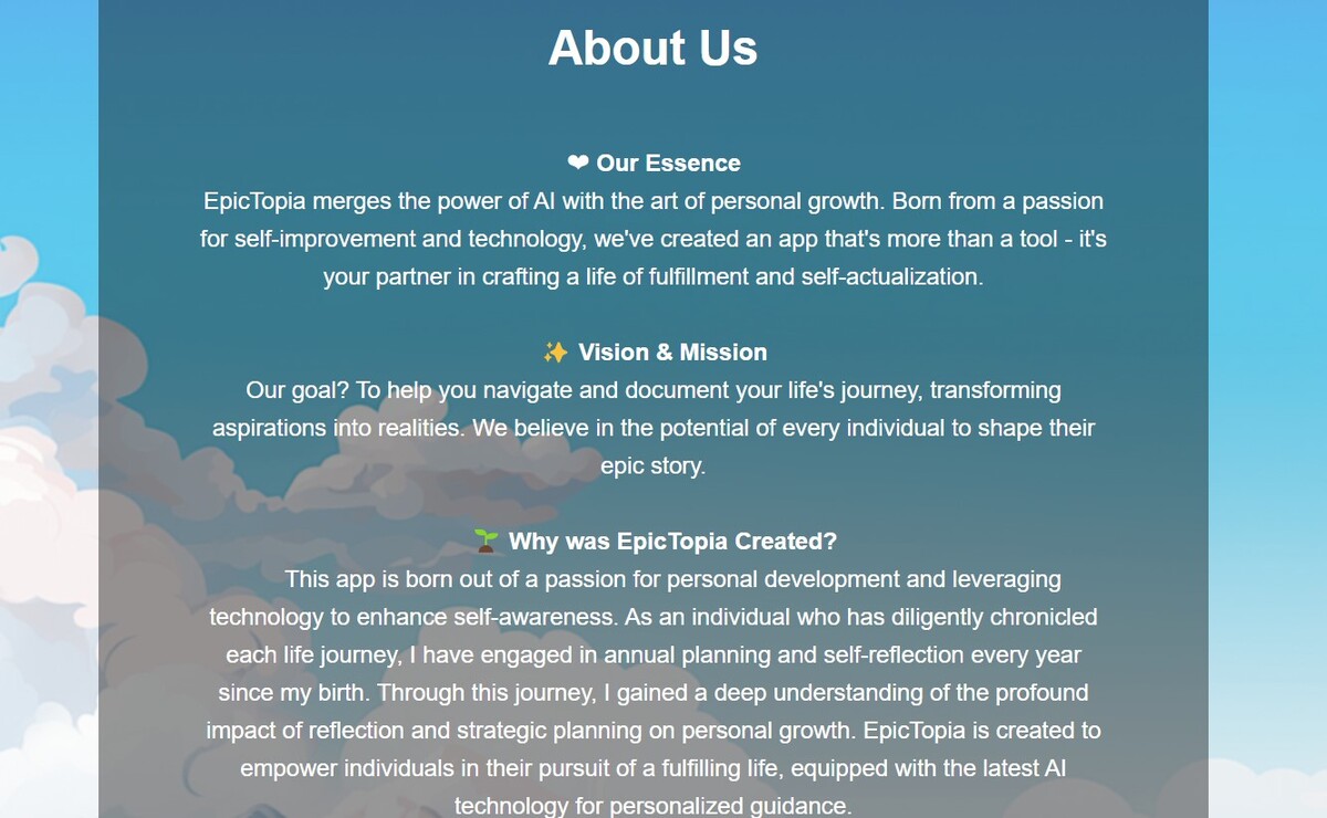 Cómo usar EpicTopia AI: alcanza tus metas de vida usando IA