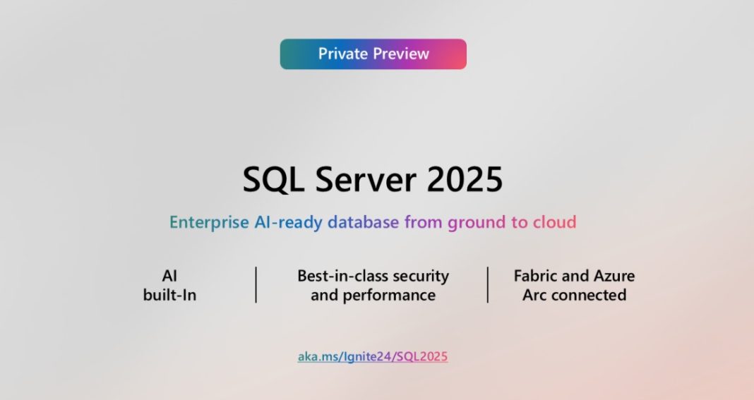 Microsoft SQL Server 2025: La base de datos preparada para IA