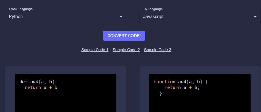 Cómo convertir código de un lenguaje a otro con IA