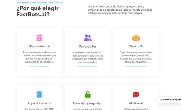 Cómo crear un chatbot de IA para mi negocio: Descubre FastBots
