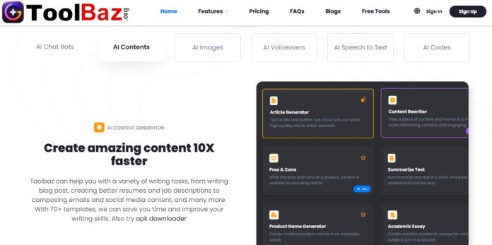 Cómo redactar artículos para blogs con IA: Conoce ToolBaz