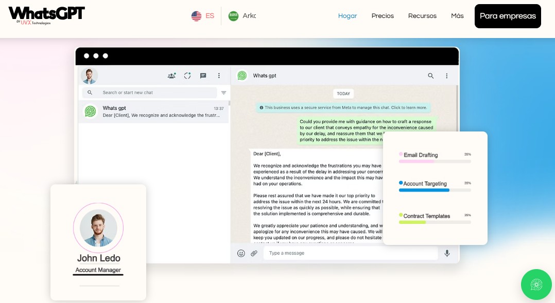 Cómo usar ChatGPT en WhatsApp o Telegram: Conoce WhatsGPT