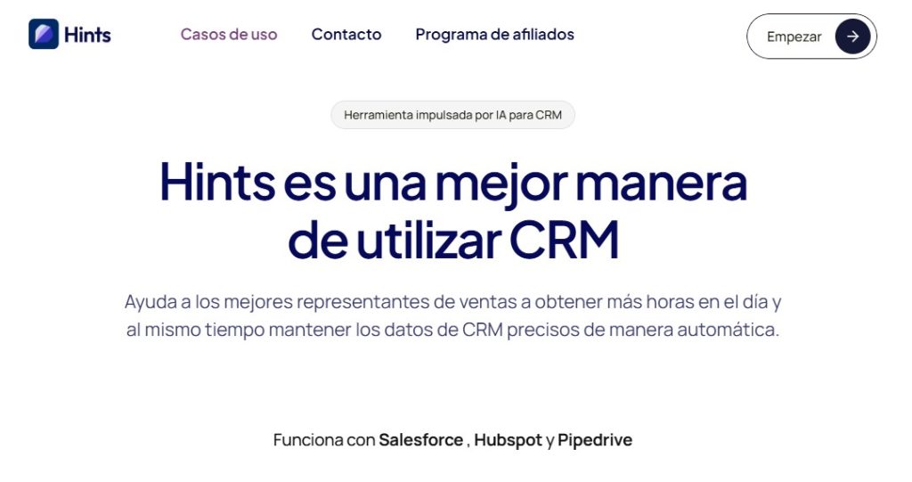 Cómo administrar tareas de CRM con IA: Conoce Hints AI