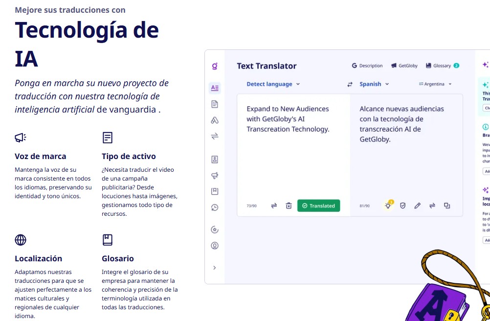 Cómo traducir anuncios con IA: Descubre GetGloby