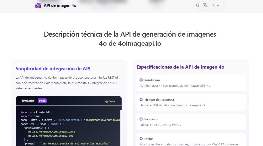 Cómo crear una imagen con IA: Descubre 4o Image API