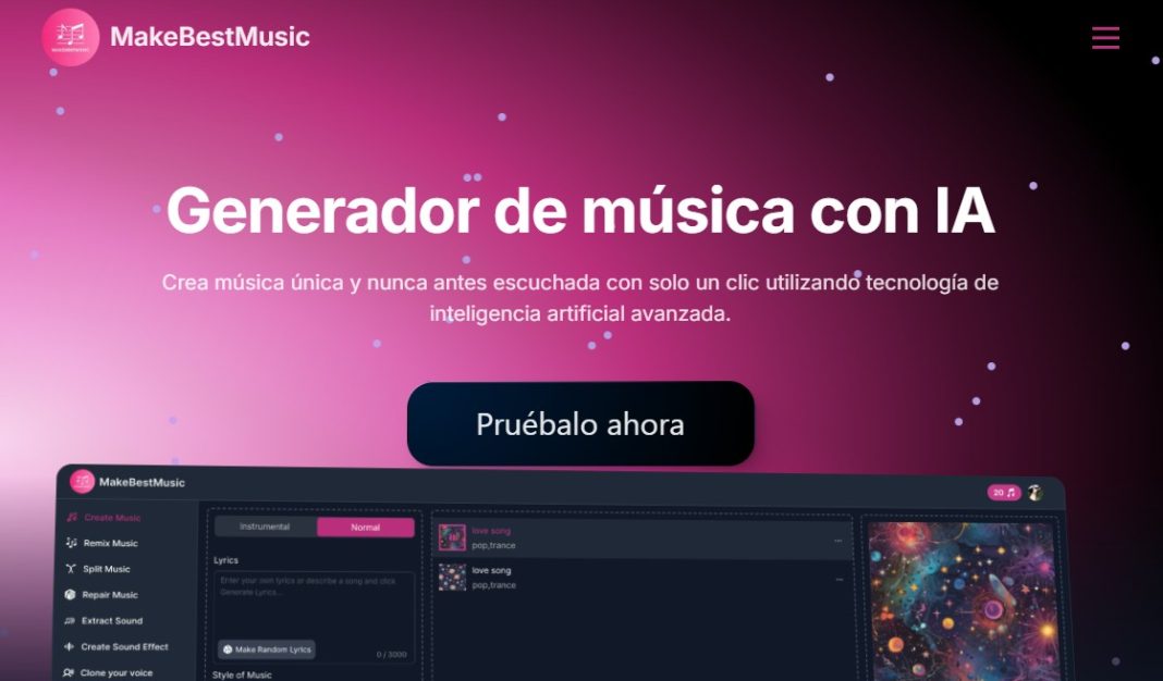 Cómo crear y producir música con IA: Conoce Make Best Music