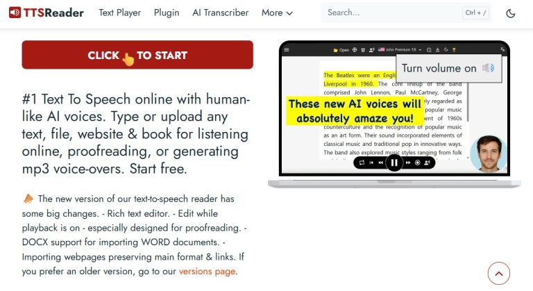 Cómo escuchar textos con IA: Descubre TTSReader