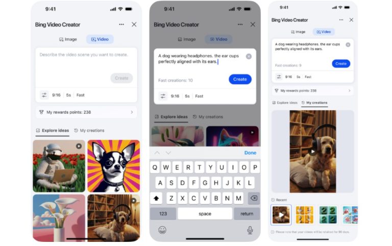 Crea videos con IA gratis. Ya llegó Bing Video Creator de Microsoft